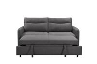 China 3 in 1 Convertible Sleeper Sofa Bed Modern Fabric Loveseat Futon Sofa Couch w/Pullout Bed,Furniture for Living Room for sale