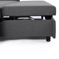 China 3 in 1 Convertible Sleeper Sofa Bed Modern Fabric Loveseat Futon Sofa Couch w/Pullout Bed,Furniture for Living Room for sale