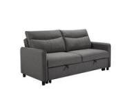 China 3 in 1 Convertible Sleeper Sofa Bed Modern Fabric Loveseat Futon Sofa Couch w/Pullout Bed,Furniture for Living Room for sale