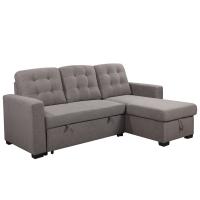 China Factory wholesale cheap price Linen fabric L shaped sectional sofa modern European style living room sofa set for sale