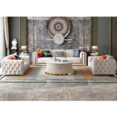 China Latest New Design sofa furniture Luxury America style Europe style modern tufted design for living room Apartment for sale