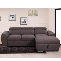 China Capri style OEM ODM Factory direct supply modern living room multi-function sofa home furniture L shaped sleeper sofa for sale