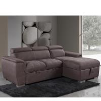 China Capri style OEM ODM Factory direct supply modern living room multi-function sofa home furniture L shaped sleeper sofa for sale