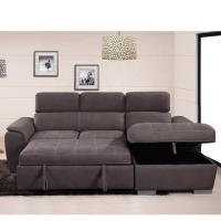 China Capri style OEM ODM Factory direct supply modern living room multi-function sofa home furniture L shaped sleeper sofa for sale