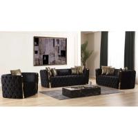 China OEM/ODM Hot selling Super Modern Italian velvet sofa set 3 2 1 seater upholstered sofas with tufts for living room for sale