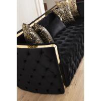 China OEM/ODM Hot selling Super Modern Italian velvet sofa set 3 2 1 seater upholstered sofas with tufts for living room for sale