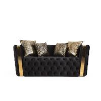China OEM/ODM Hot selling Super Modern Italian velvet sofa set 3 2 1 seater upholstered sofas with tufts for living room for sale
