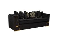 China 14 years factory direct supply Competitive price modern design luxury furniture sofa velvet fabric sets couch living for sale