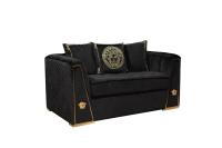 China 14 years factory direct supply Competitive price modern design luxury furniture sofa velvet fabric sets couch living for sale