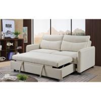 China Hot sale black breathable linen save space living room sofas sets Convertible sleeper three seater modern sofa bed furni for sale