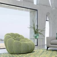 China EVA Modern Minimalist Football Creative Design Leisure Bubble Sofa Luxury Living Room Lazy Curved bubble three-seat sofa for sale