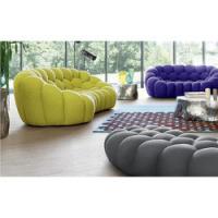 China EVA Modern Minimalist Football Creative Design Leisure Bubble Sofa Luxury Living Room Lazy Curved bubble three-seat sofa for sale