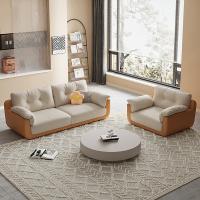 China Nordico Feel of bread cloud shaped 1+2+3S Pomelohome Living Room Furniture Set Modern Couch tech cloth sofa sets for sale