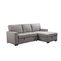 China Manufacturer Wholesale price Modern Simple style living room sofa Design Fabric 2 Seater w/pull out sofa bed popular for sale