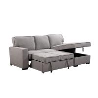 China Manufacturer Wholesale price Modern Simple style living room sofa Design Fabric 2 Seater w/pull out sofa bed popular for sale