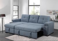 China OEM/ODM Manufacturer assembly cup holder lounge 2seater recliner sofa cum bed storage linen guest bed sleeper USB sofa for sale