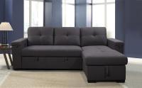 China OEM/ODM Manufacturer assembly cup holder lounge 2seater recliner sofa cum bed storage linen guest bed sleeper USB sofa for sale