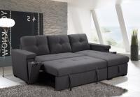 China OEM/ODM Manufacturer assembly cup holder lounge 2seater recliner sofa cum bed storage linen guest bed sleeper USB sofa for sale