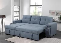 China OEM/ODM Manufacturer assembly cup holder lounge 2seater recliner sofa cum bed storage linen guest bed sleeper USB sofa for sale