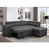 China Large KD headrest USB loveseat ottoman with storage fake leather living room furniture sofa set couch sofas bed for vill for sale