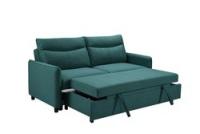 China Nordic Top grade Indoor-Decoration new easy to clean linen fabric 3seater with fold out king size Upholstered sofa for sale