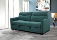 China FSC-BSCI assembly functional Convertible linen fabric living room 3seater Upholstered Foldable Sleeper sofas bed with for sale