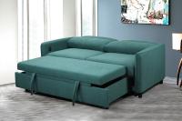 China FSC-BSCI assembly functional Convertible linen fabric living room 3seater Upholstered Foldable Sleeper sofas bed with for sale