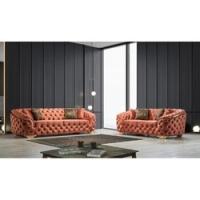 China European-Style Sofa Living Room Furniture black Velvet Sofa Set Modern Tufted Chesterfield Sofa set of 123 for sale