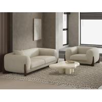 China Factory direct sales of the latest design sofa set small household cloth art log living room sofa for sale