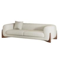 China Factory direct sales of the latest design sofa set small household cloth art log living room sofa for sale