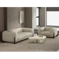 China Factory direct sales of the latest design sofa set small household cloth art log living room sofa for sale