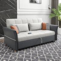 China OEM/ODM new design technology fabric oil proof waterproof living room sofa with USB charging storage function sofa bed for sale