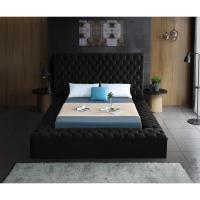 China Customize velvet button tufted Designer Bedroom Luxury Bed Modern Hotel Full Luxury Queen Size Modern Hotel Storage bed for sale