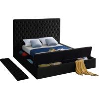 China Customize velvet button tufted Designer Bedroom Luxury Bed Modern Hotel Full Luxury Queen Size Modern Hotel Storage bed for sale
