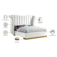 China OEM Home Luxury Beds Furnitures King Size white velvet Frame Sets Hotel Queen Room Modern Wooden Bedroom Furniture Set for sale
