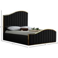 China Light Luxury Europe new design Upholstered beds Modern Queen size King Size Fancy velvet fabric soft beds for Bedroom for sale
