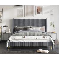 China OEM Manufacture Home Hotel Modern Double Bed Frame With Headboard Super King Single Low Tall Stainless Steel Bed Frame for sale
