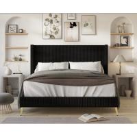 China OEM Manufacture Home Hotel Modern Double Bed Frame With Headboard Super King Single Low Tall Stainless Steel Bed Frame for sale