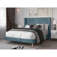 China OEM Manufacture Home Hotel Modern Double Bed Frame With Headboard Super King Single Low Tall Stainless Steel Bed Frame for sale