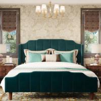 China OEM Manufacture Home Hotel Modern Double Bed Frame With Headboard Super King Single Low Tall Stainless Steel Bed Frame for sale