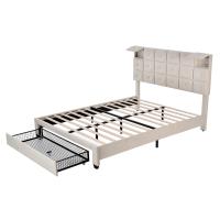 China Wholesales Hotel Twin King Queen Size Modern Buttons on Velvet wood frame Headboard Upholstered Bed for Hotel Bedroom for sale