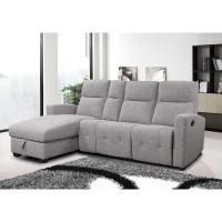 China high-end Cara Furniture convertible velvet fabric tufted living room set sofa bed for sale