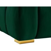 China OEM Cheap price Luxury Sectional sofa set Green Color Velvet Upholstered sofas Furniture High-End North American style for sale