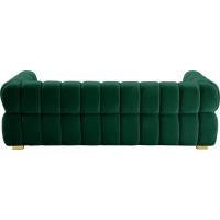 China OEM Cheap price Luxury Sectional sofa set Green Color Velvet Upholstered sofas Furniture High-End North American style for sale