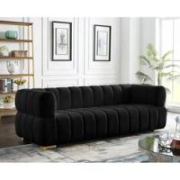China OEM Cheap price Luxury Sectional sofa set Green Color Velvet Upholstered sofas Furniture High-End North American style for sale