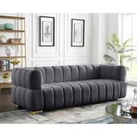 China OEM Cheap price Luxury Sectional sofa set Green Color Velvet Upholstered sofas Furniture High-End North American style for sale