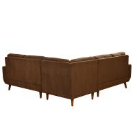 China Nordic style Modern simple corner sofa furniture made from China High quality with tufts and tea table function sofas for sale