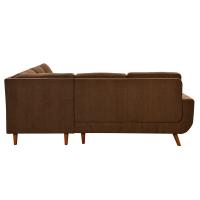 China Nordic style Modern simple corner sofa furniture made from China High quality with tufts and tea table function sofas for sale