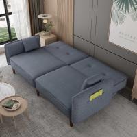 China New reciner gray Loveseat Sofa Convertible Futon Sofa sets linen Couches with Cushion king size sofa bed for five-star for sale