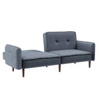 China New reciner gray Loveseat Sofa Convertible Futon Sofa sets linen Couches with Cushion king size sofa bed for five-star for sale